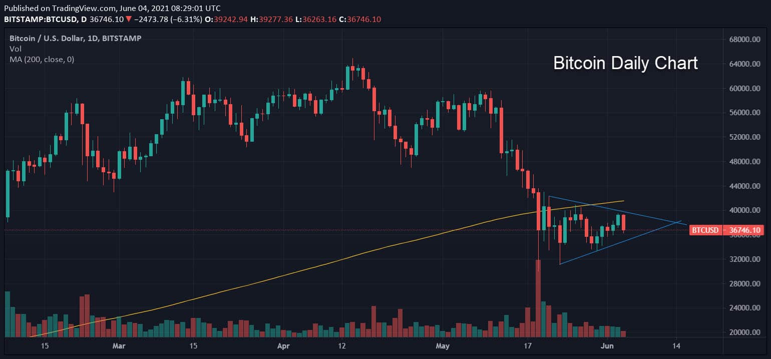 Bitcoin Daily Chart - Traders Log